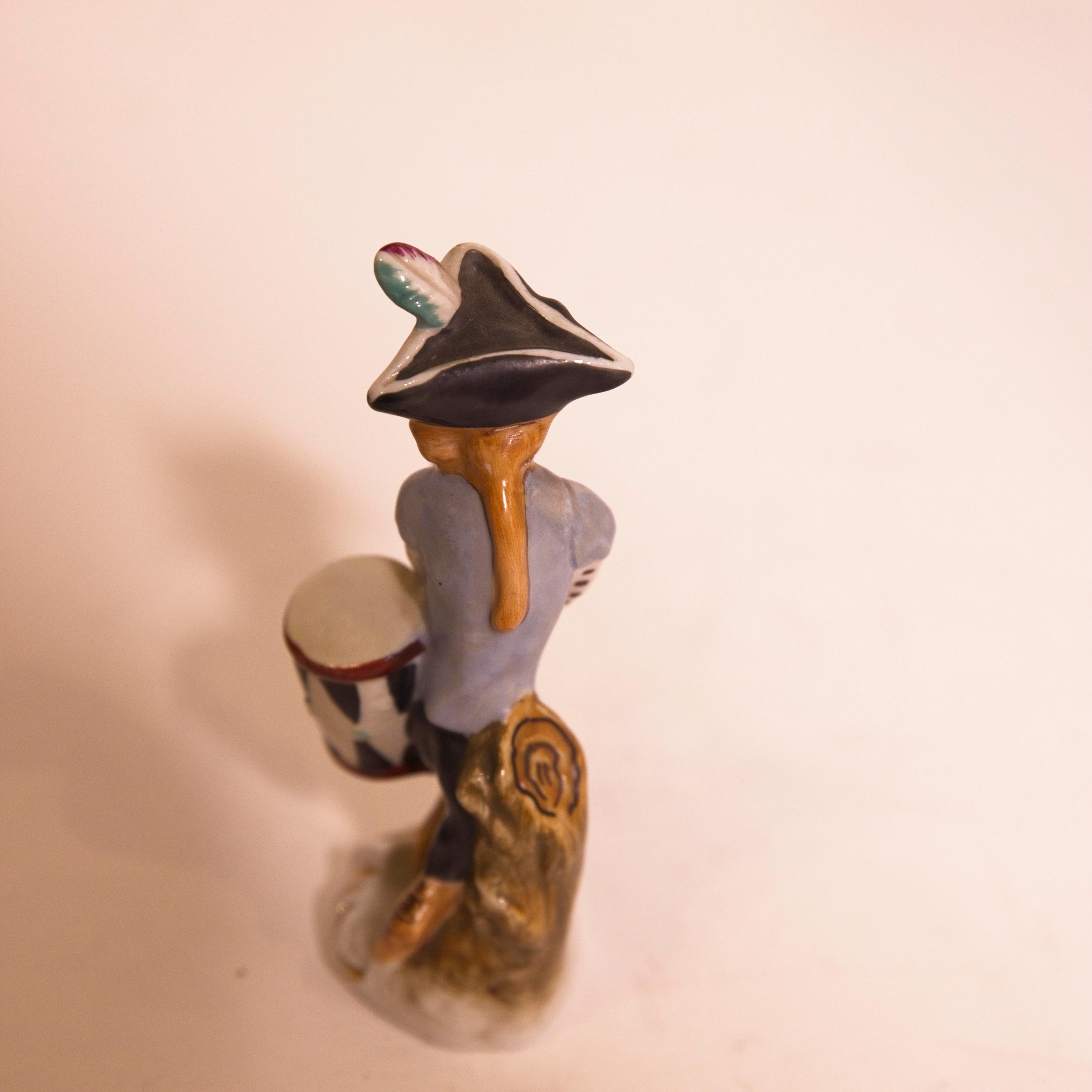 Porcelain 'monkey Band' Drummer Figurine - Etsy