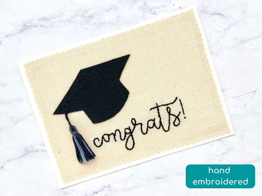 Congrats Grad Card Congratulations Graduate Card High School - Etsy