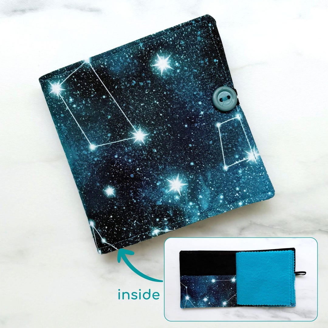 Constellations Sewing Needle Book, Pin Organizer, Stud Earring Book ...