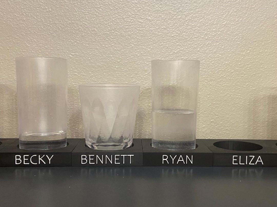 Customizable Magnetic Family Cup Sorter - Etsy