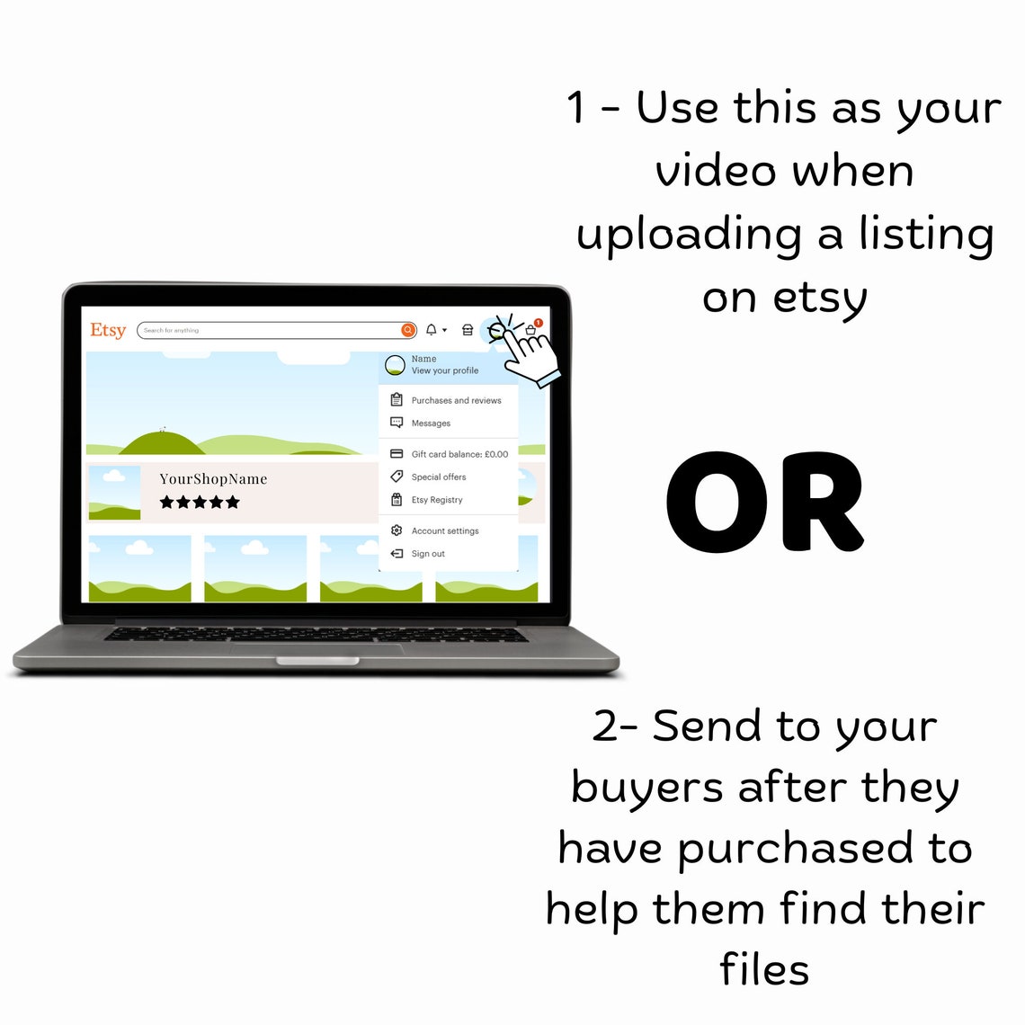 LAPTOP SCREEN ANIMATION - How to Find Digital Download - Etsy Listing ...