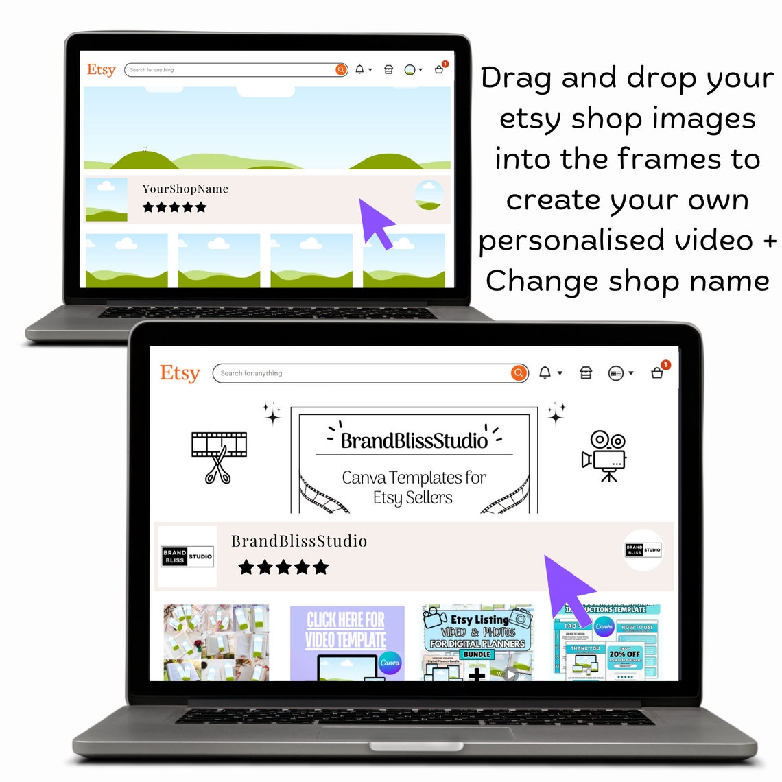 LAPTOP SCREEN ANIMATION - How to Find Digital Download - Etsy Listing ...