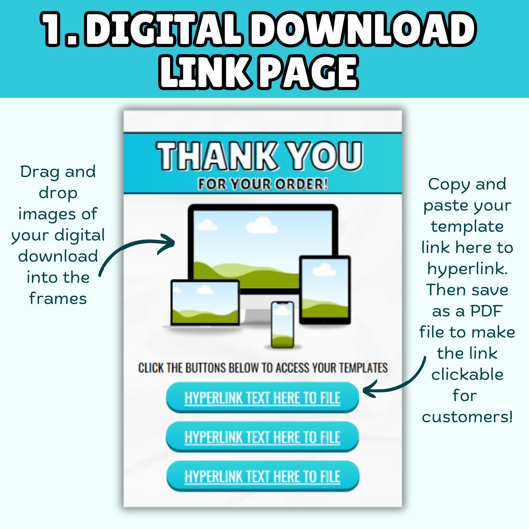 ETSY DIGITALDOWNLOAD INSTRUCTIONS Download Instruction Templates for ...