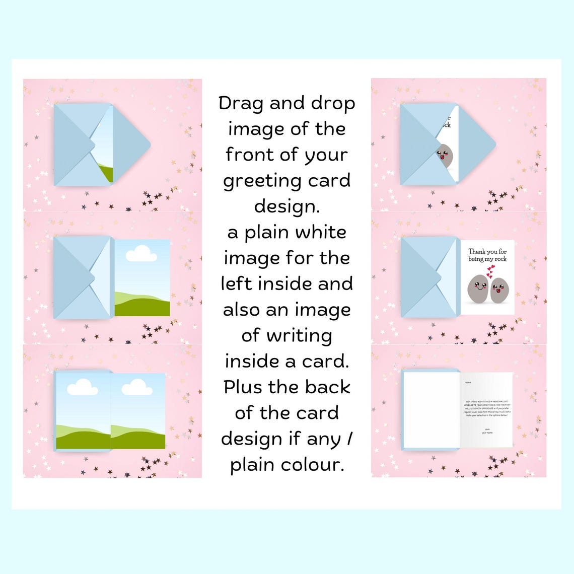 Greeting Card Mockup Video Template | Canva Animated Card Display Drag ...