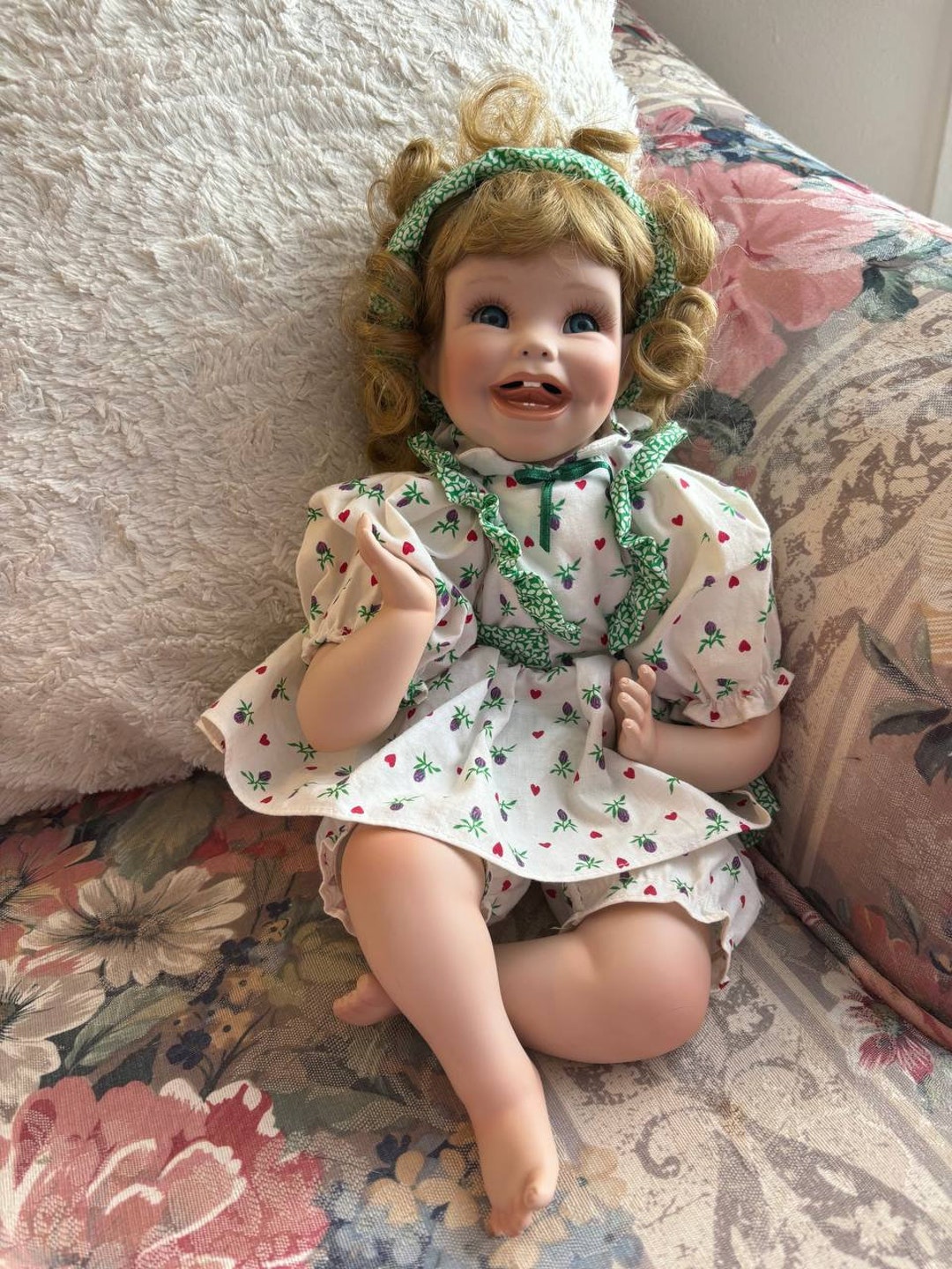 1992 Hamilton Collection Porcelain Shannon by Cindy Marshner Rolfe - Etsy