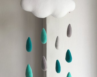 Rain Cloud Mobile | Etsy