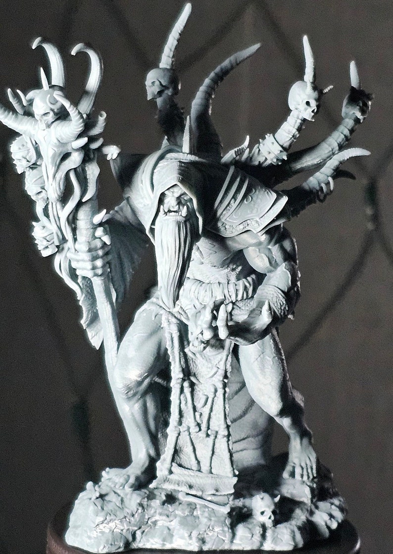 Gul'dan Gul'dan 3D Printed Figure Gul'dan Figure Detailed Warcraft ...