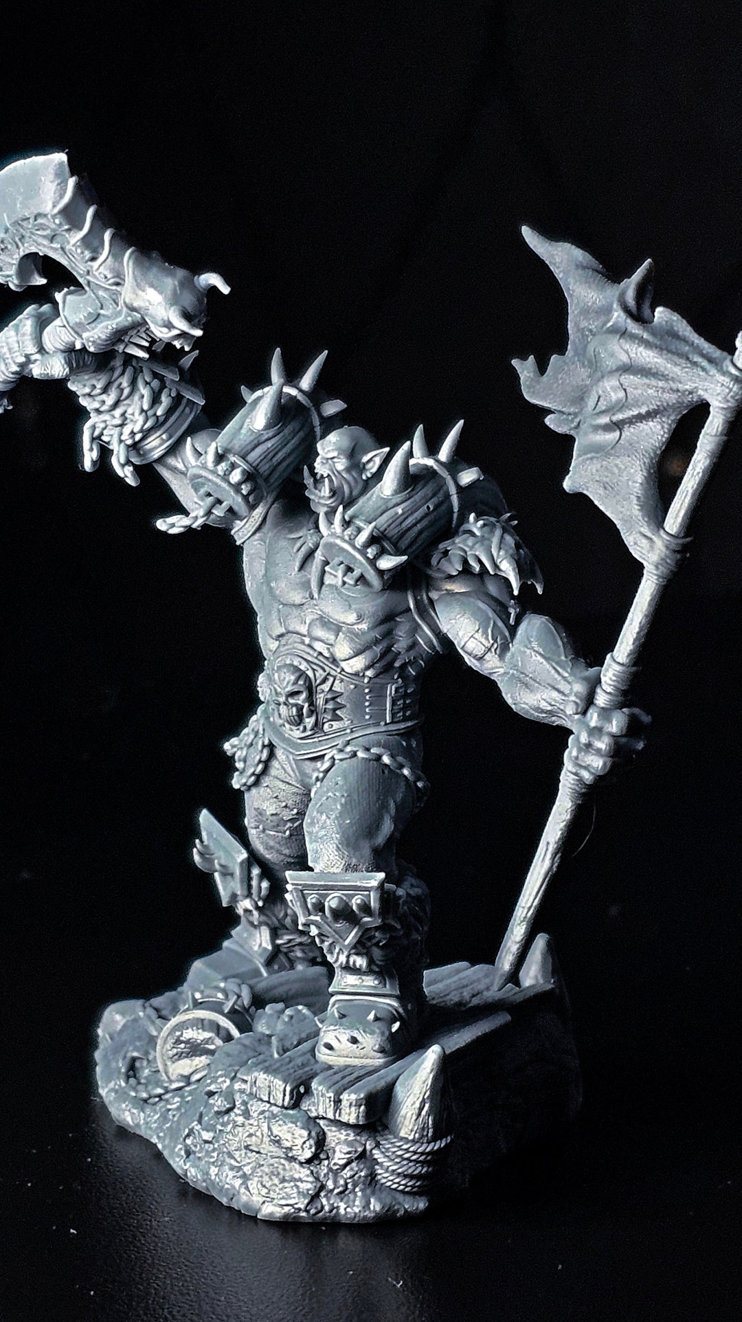 Garrosh Hellscream Garrosh 3D Printed Figure Garrosh Figure Detailed Warcraft Figurine Orc ...