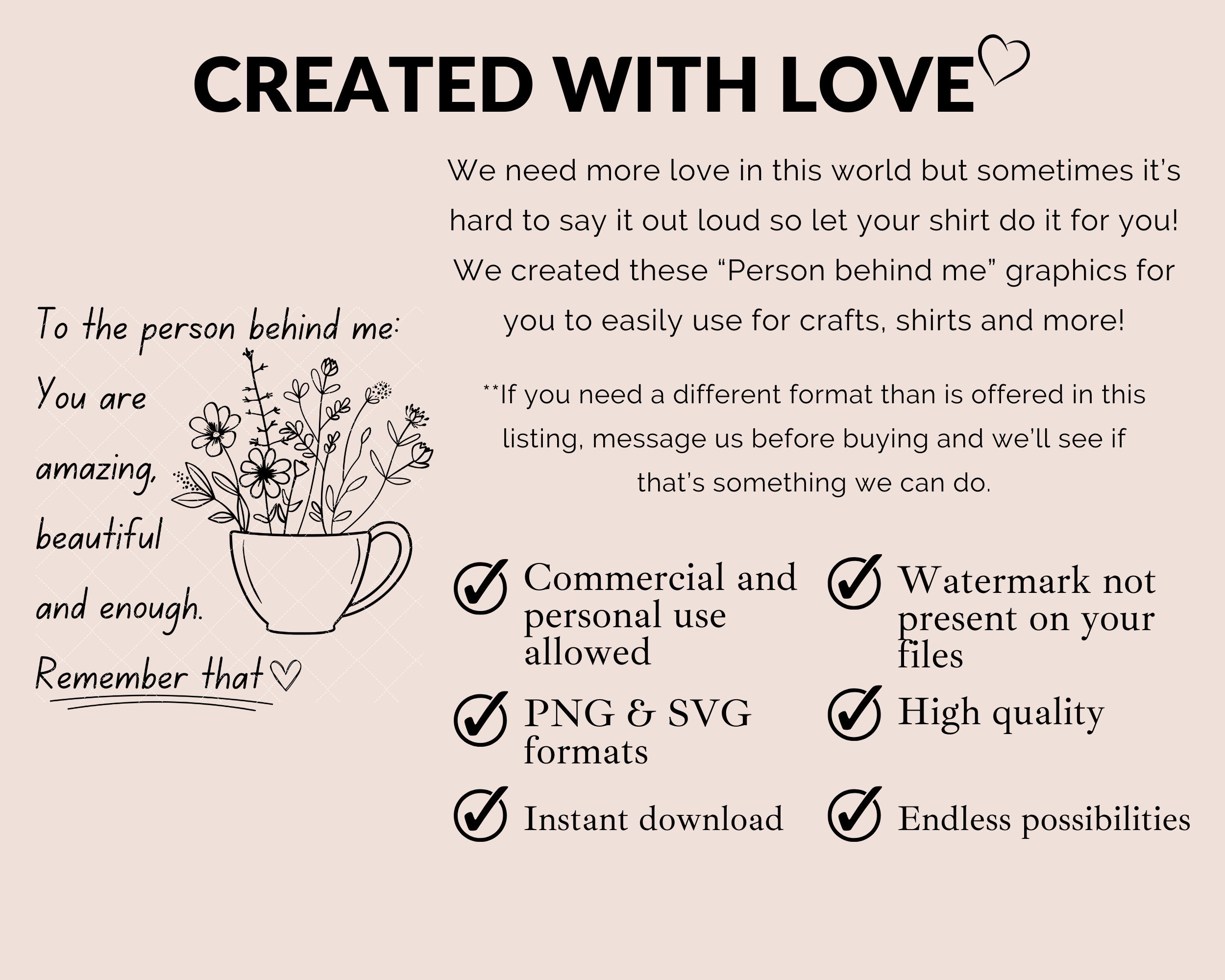 Dear Person Behind Me | Positive Quotes Clipart, Person Behind Me SVG ...