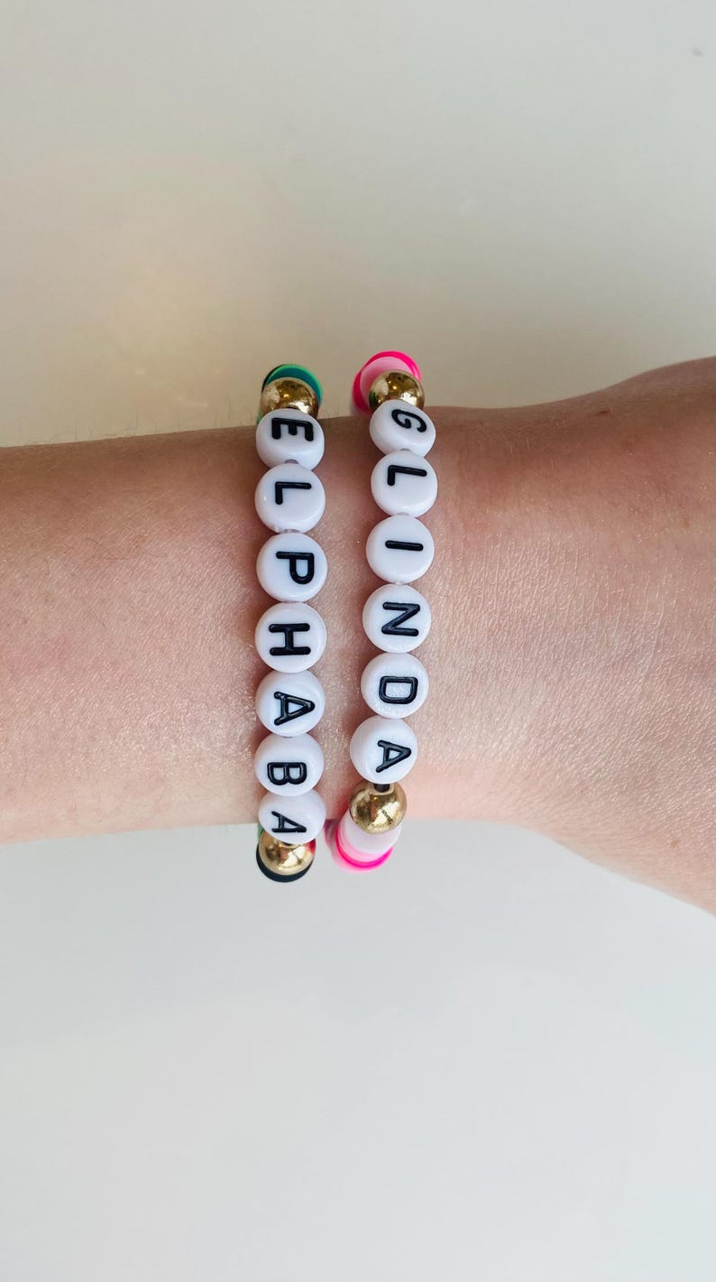 Elphaba and Glinda Bracelet Duo - Etsy