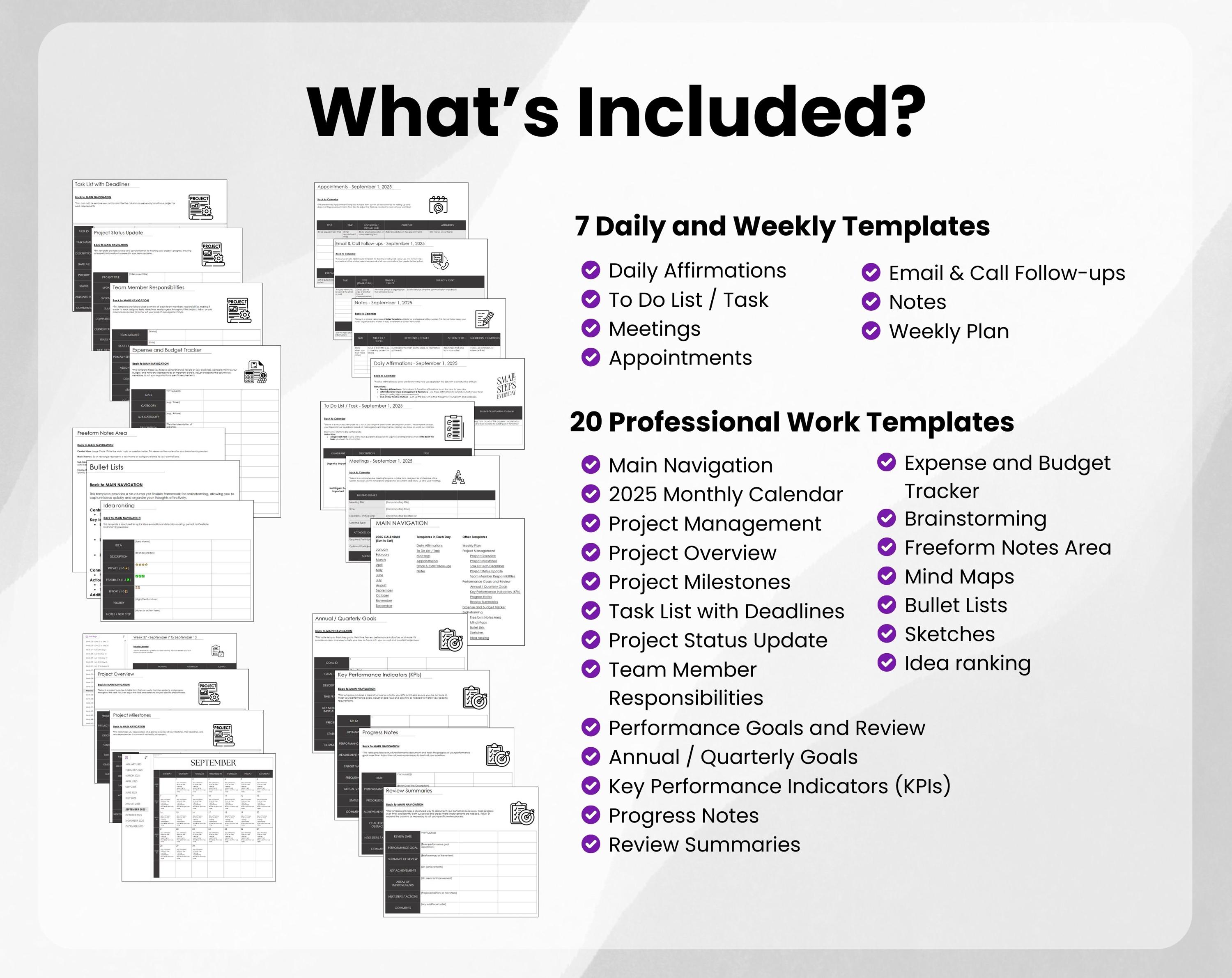 One Note Template for Work Calendar Onenote Templates for Home Onenote ...