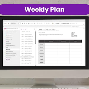 One Note Template for Work Calendar Onenote Templates for Home Onenote ...