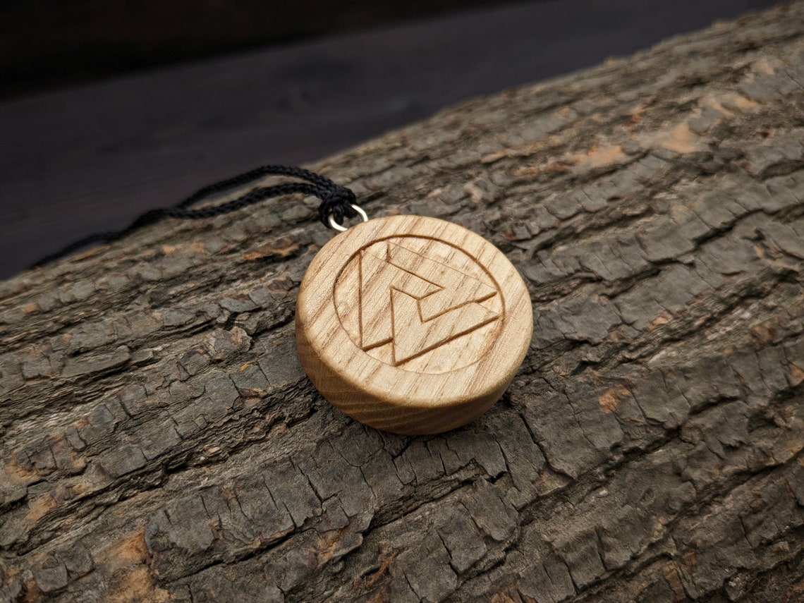 Valknut Pendant. Viking Amulet, Old Norse Necklace. Nordic Amulets ...