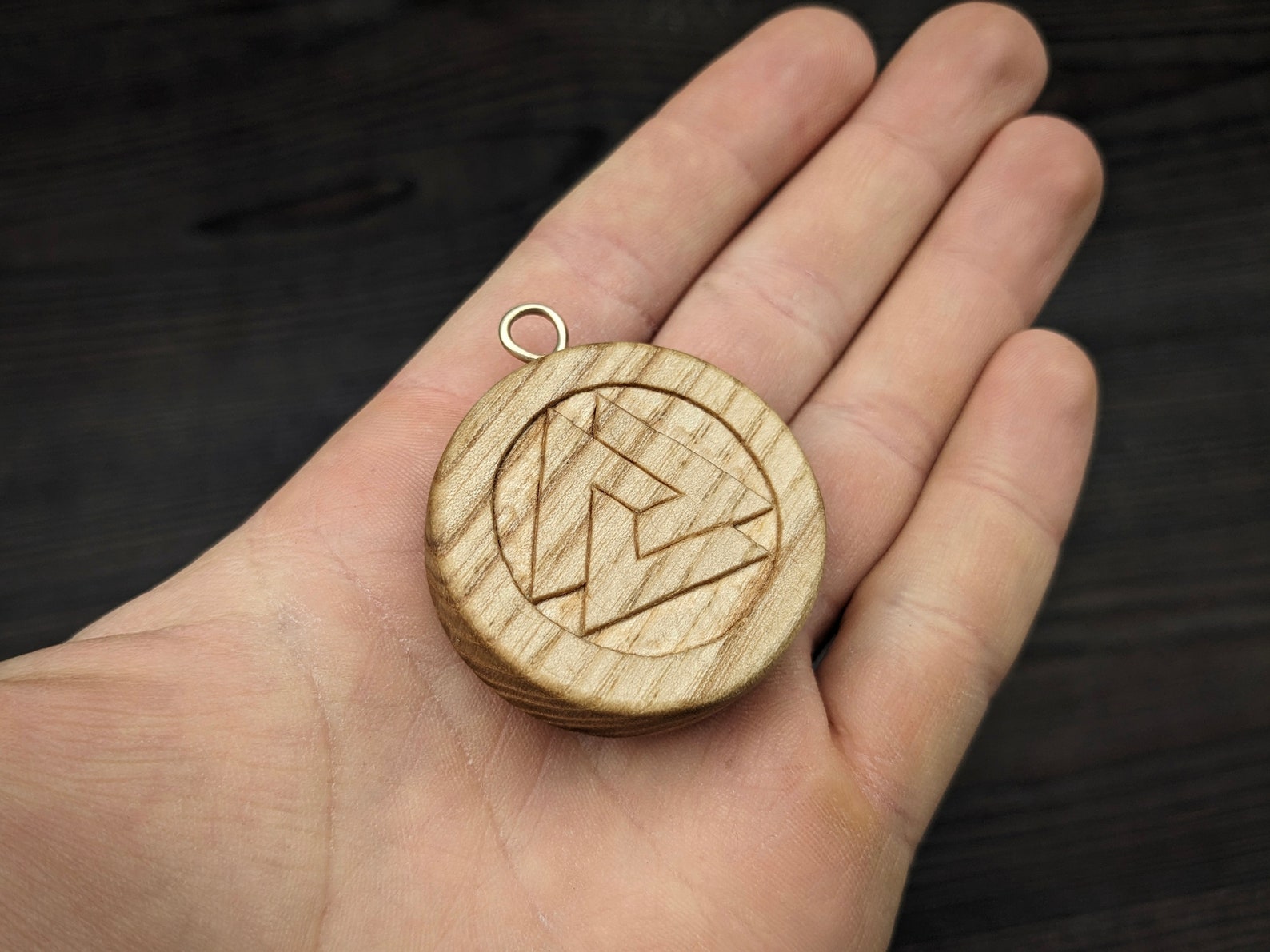Valknut Pendant. Viking Amulet, Old Norse Necklace. Nordic Amulets ...