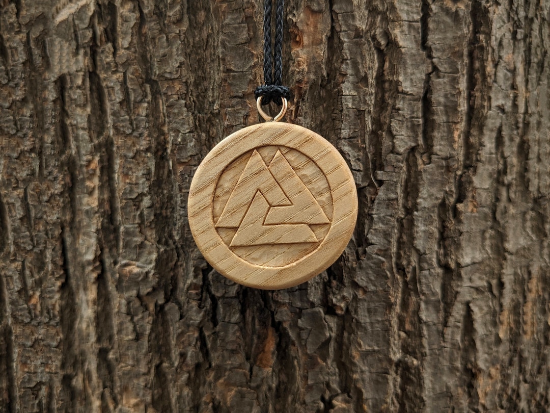 Valknut Pendant. Viking Amulet, Old Norse Necklace. Nordic Amulets ...