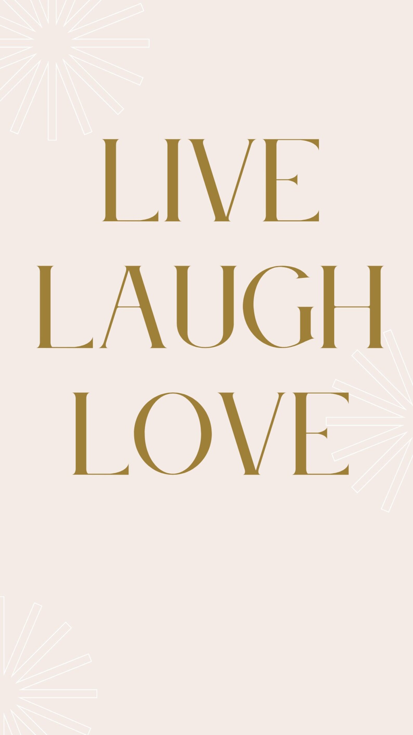 Live Laugh Love Prinatable - Etsy