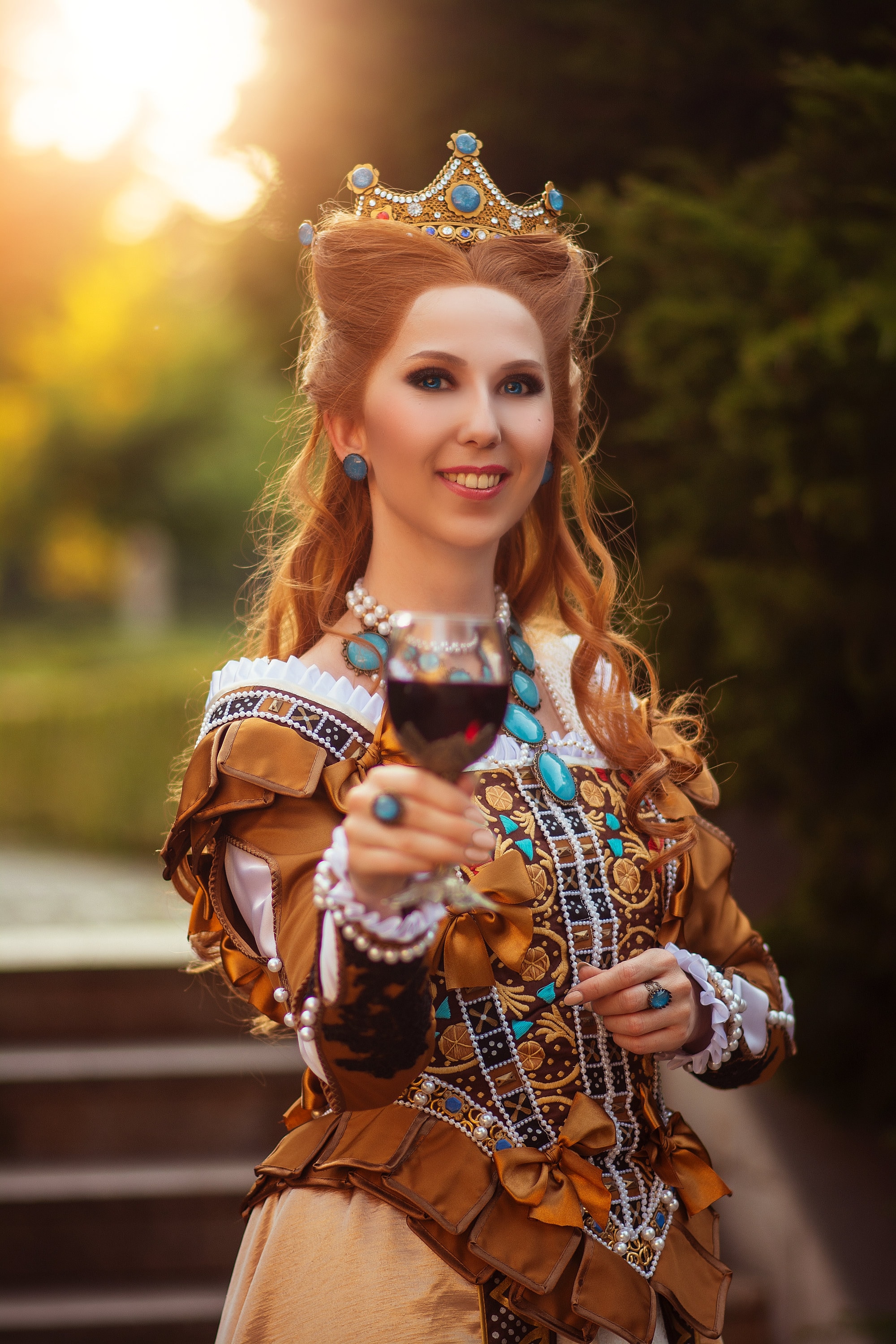 Anarietta Duchess Witcher Queen Anna Henrietta Dress Ball Cosplay ...