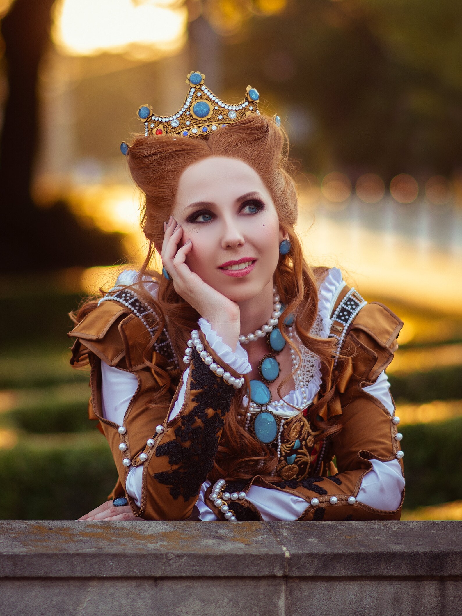 Anarietta Duchess Witcher Queen Anna Henrietta Dress Ball Cosplay ...