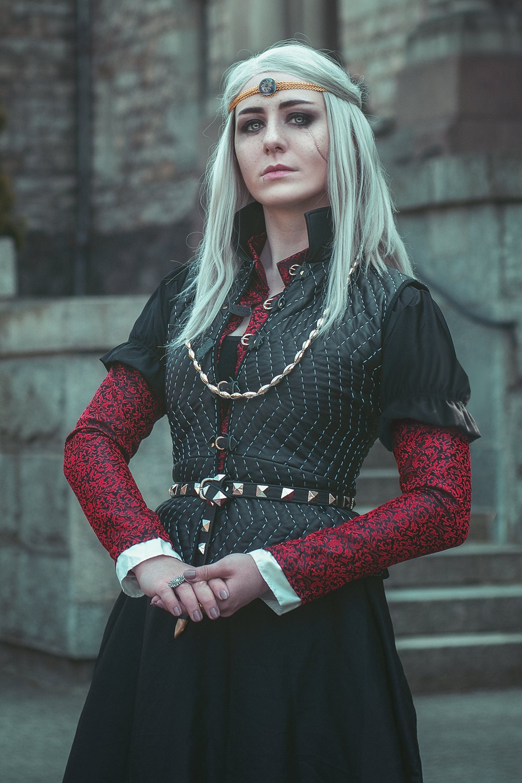 Ciri Empress Witcher Cosplay Nilfgaard Costume Larp Queen Gown - Etsy