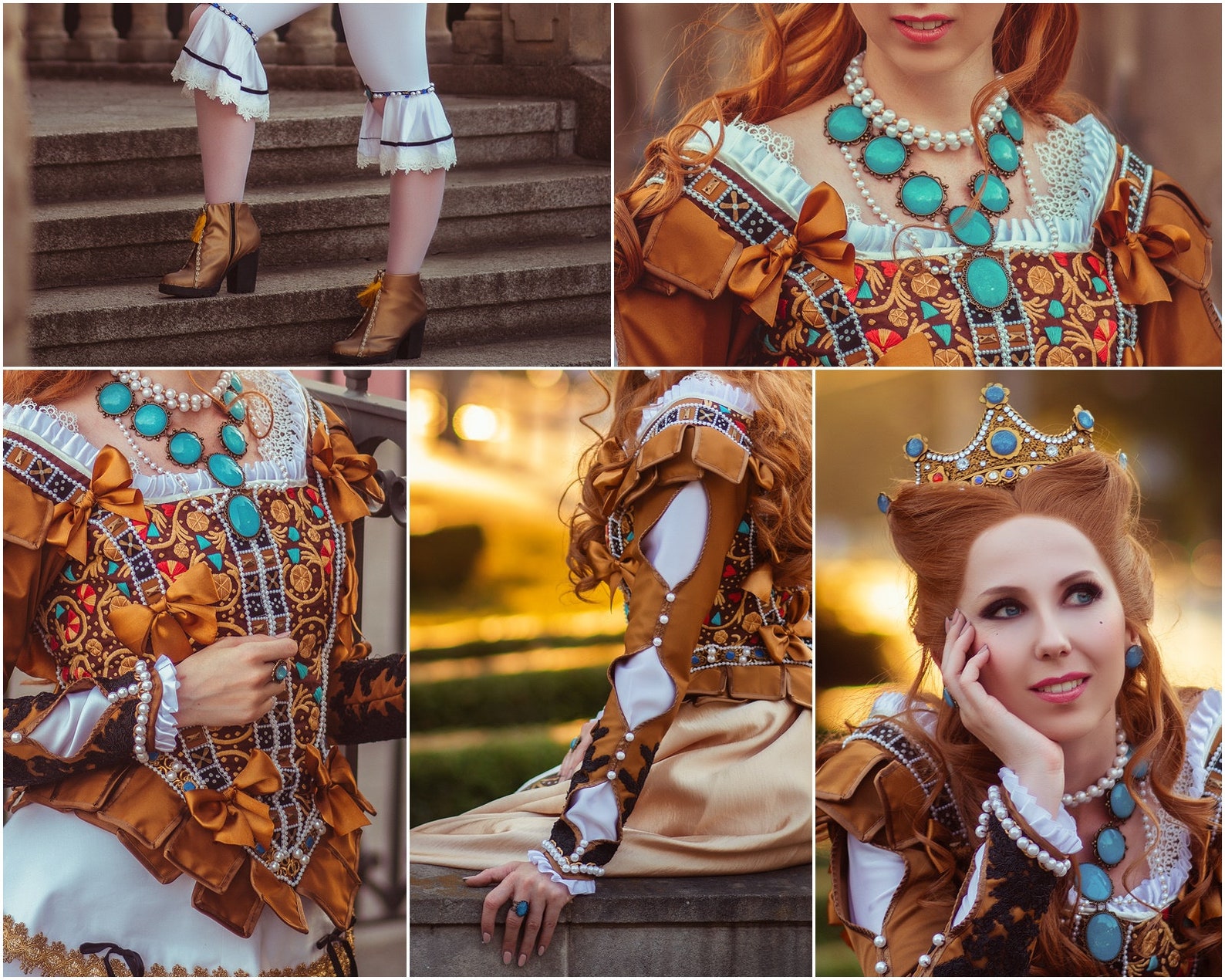 Anarietta Duchess Witcher Queen Anna Henrietta Dress Ball Cosplay ...