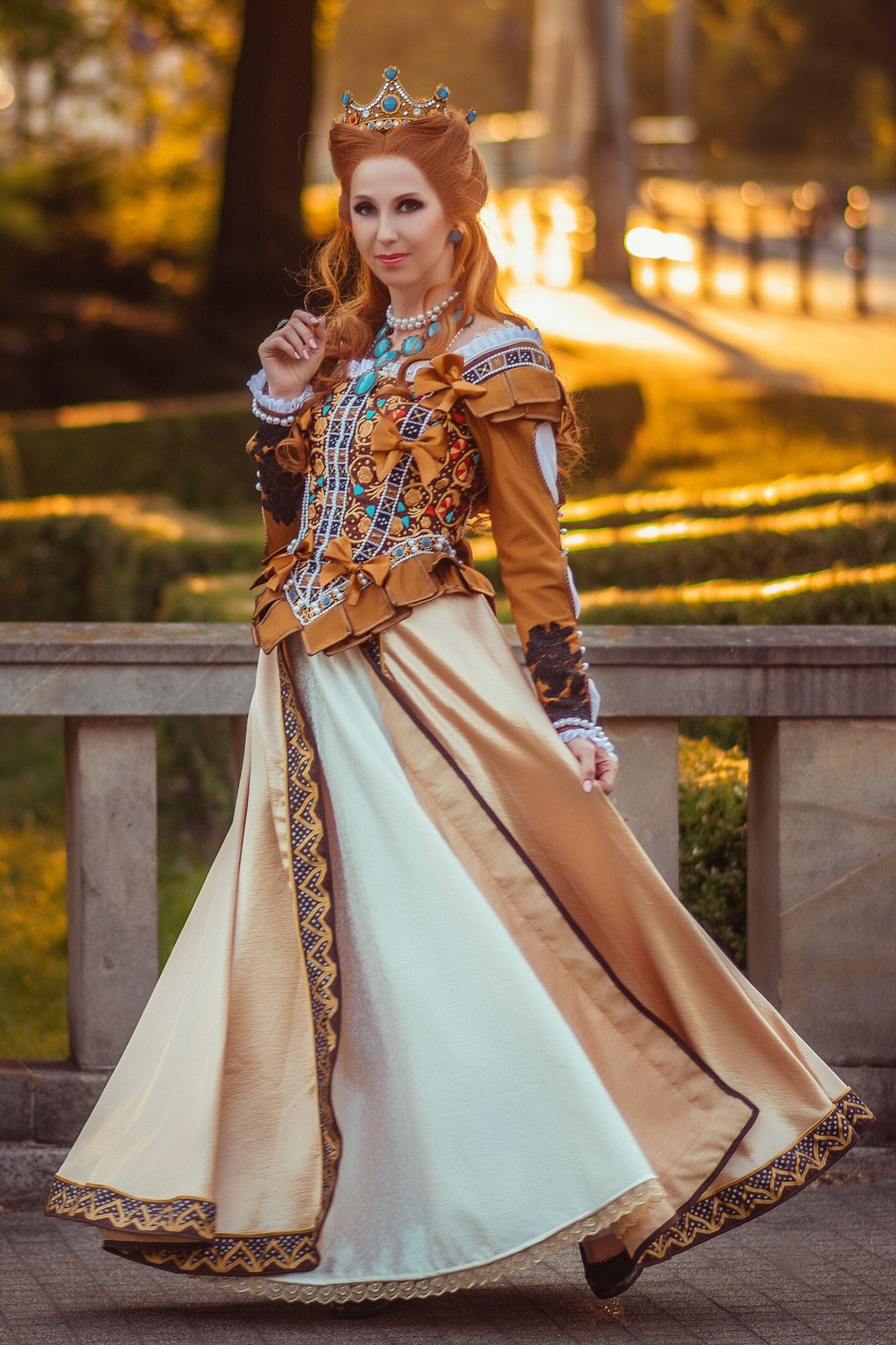 Anarietta Duchess Witcher Queen Anna Henrietta Dress Ball Cosplay ...