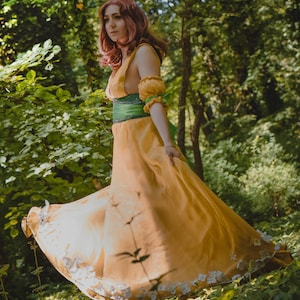 Ida Emean Elven Gown Summer Cosplay Witcher Elf Sorceress LARP - Etsy