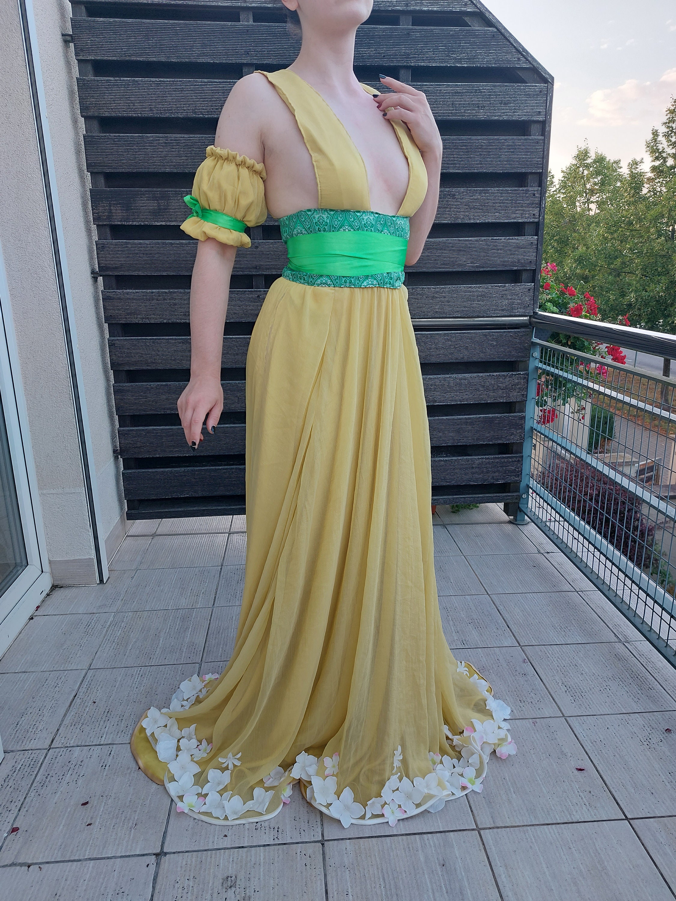 Ida Emean Elven Gown Summer Cosplay Witcher Elf Sorceress LARP - Etsy