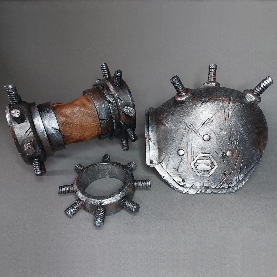 Armor Set Final Cosplay Fantasy Cloud Pauldron Bracers - Etsy