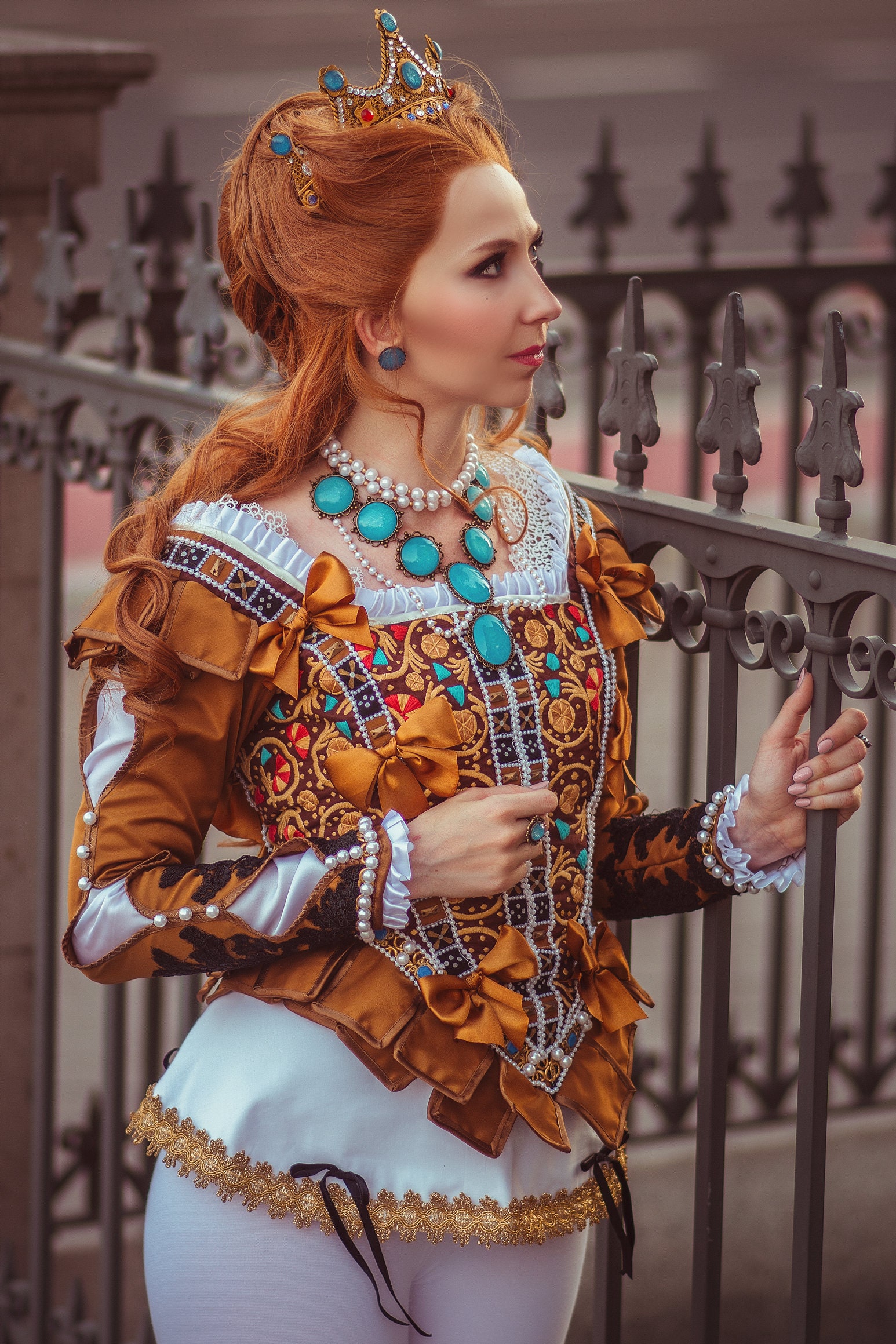 Anarietta Duchess Witcher Queen Anna Henrietta Dress Ball Cosplay ...