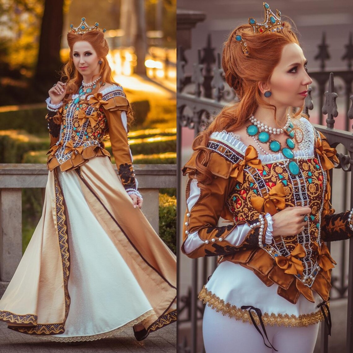 Anarietta Duchess Witcher Queen Anna Henrietta Dress Ball Cosplay ...