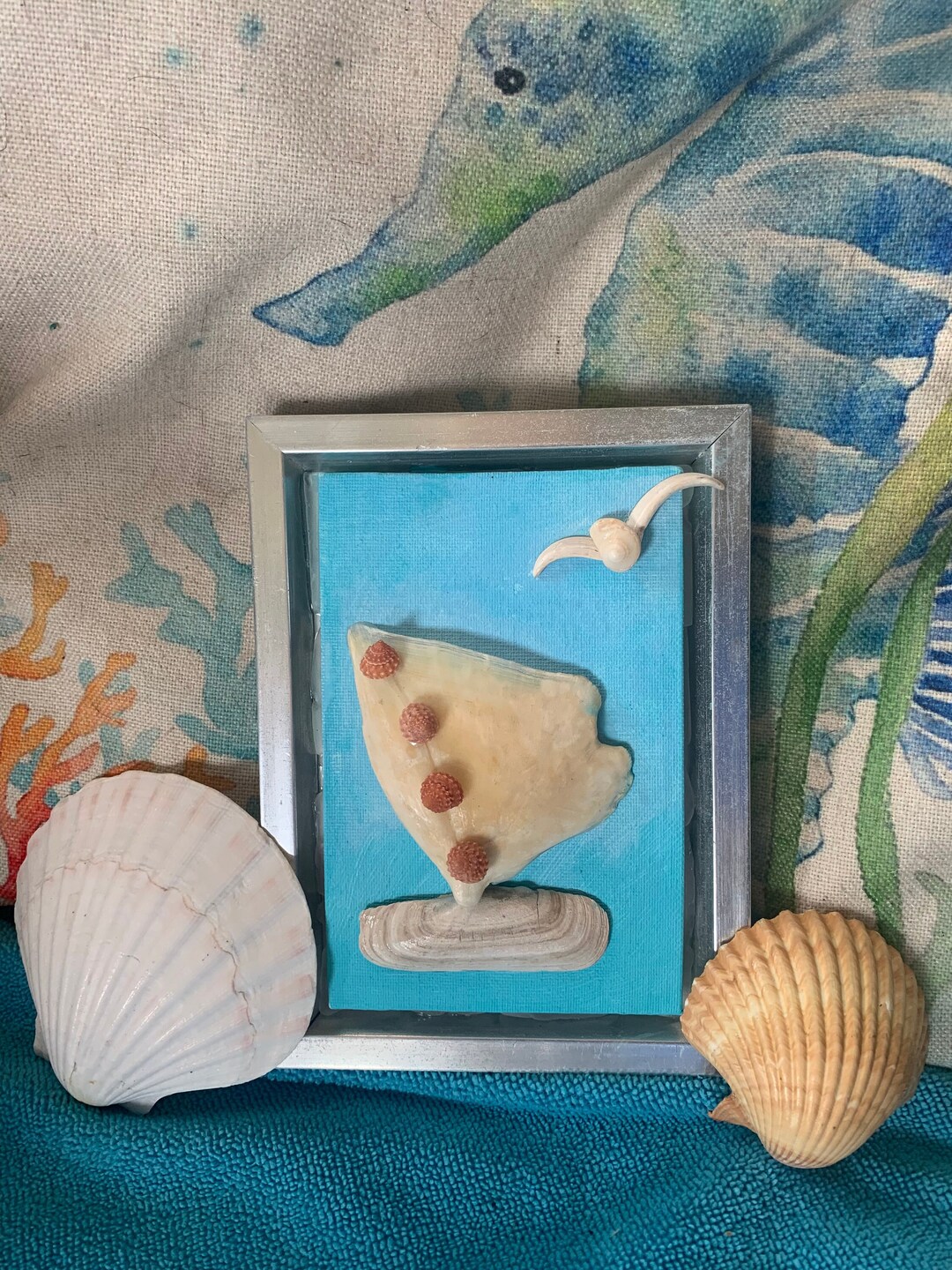 Custom Sea Shell Art - Etsy