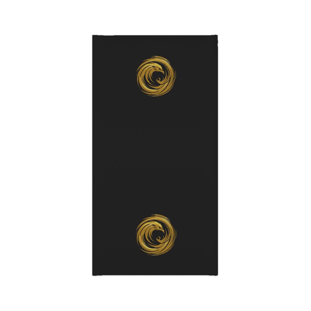 Black and Gold Sovereign Bird of Prey Enso Zen Circle Tube Scarf ...