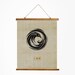 Sovereign Bird of Prey Enso Zen Circle Wood Topped Wall Tapestry - 26 ...