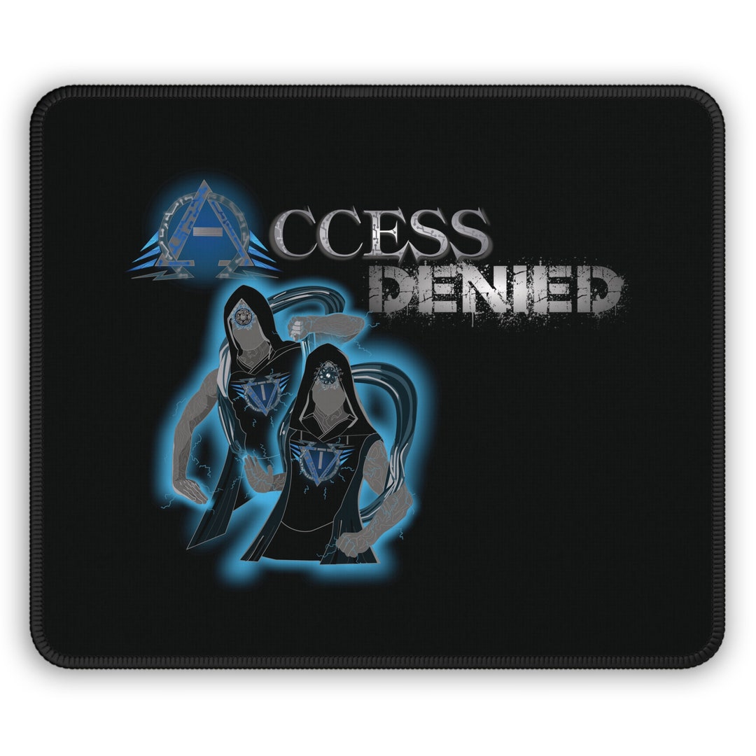 Ungyo and Agyo - Access Denied Gaming Mousepad - Gaming, Writing ...