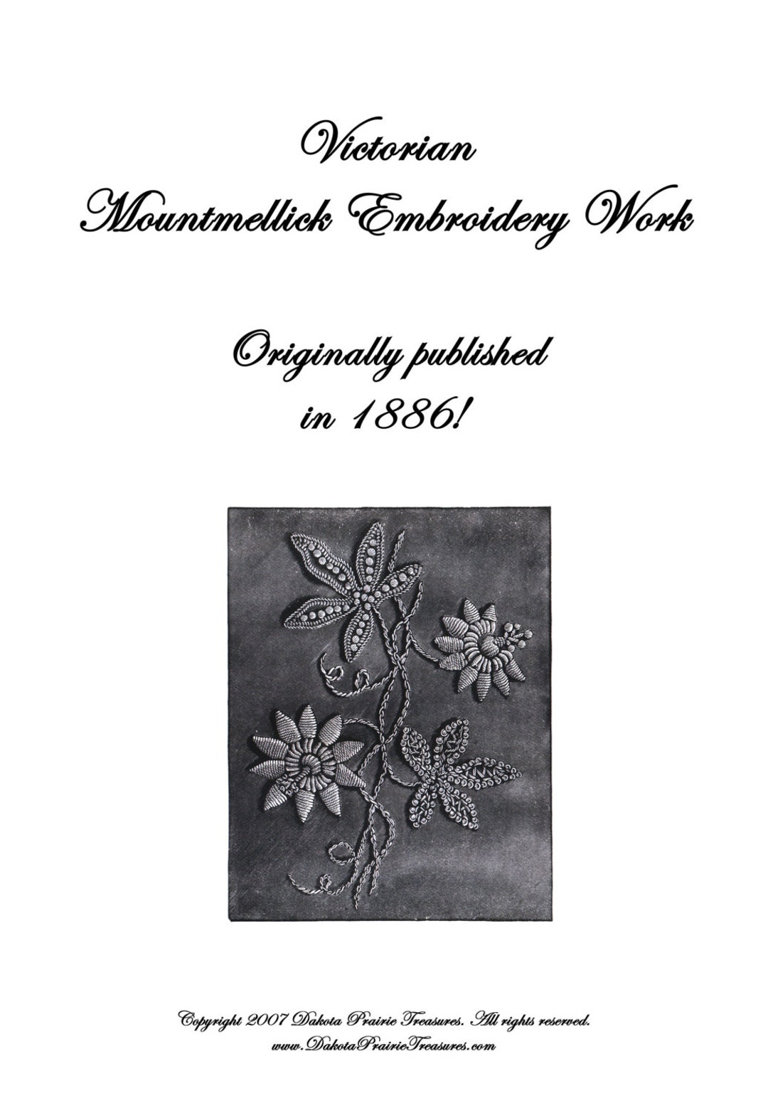 Victorian Mountmellick Embroidery Stitches Book 1886 DIY Embroider ...