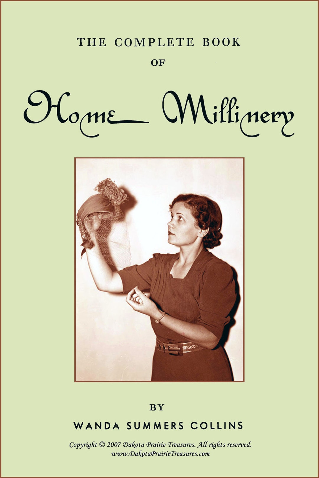 1951 MILLINERY Hat Making Book Retro COLLINS Complete DIY Milliner ...
