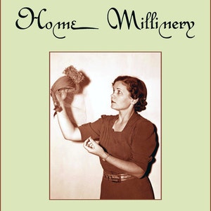 1951 MILLINERY Hat Making Book Retro COLLINS Complete DIY Milliner ...