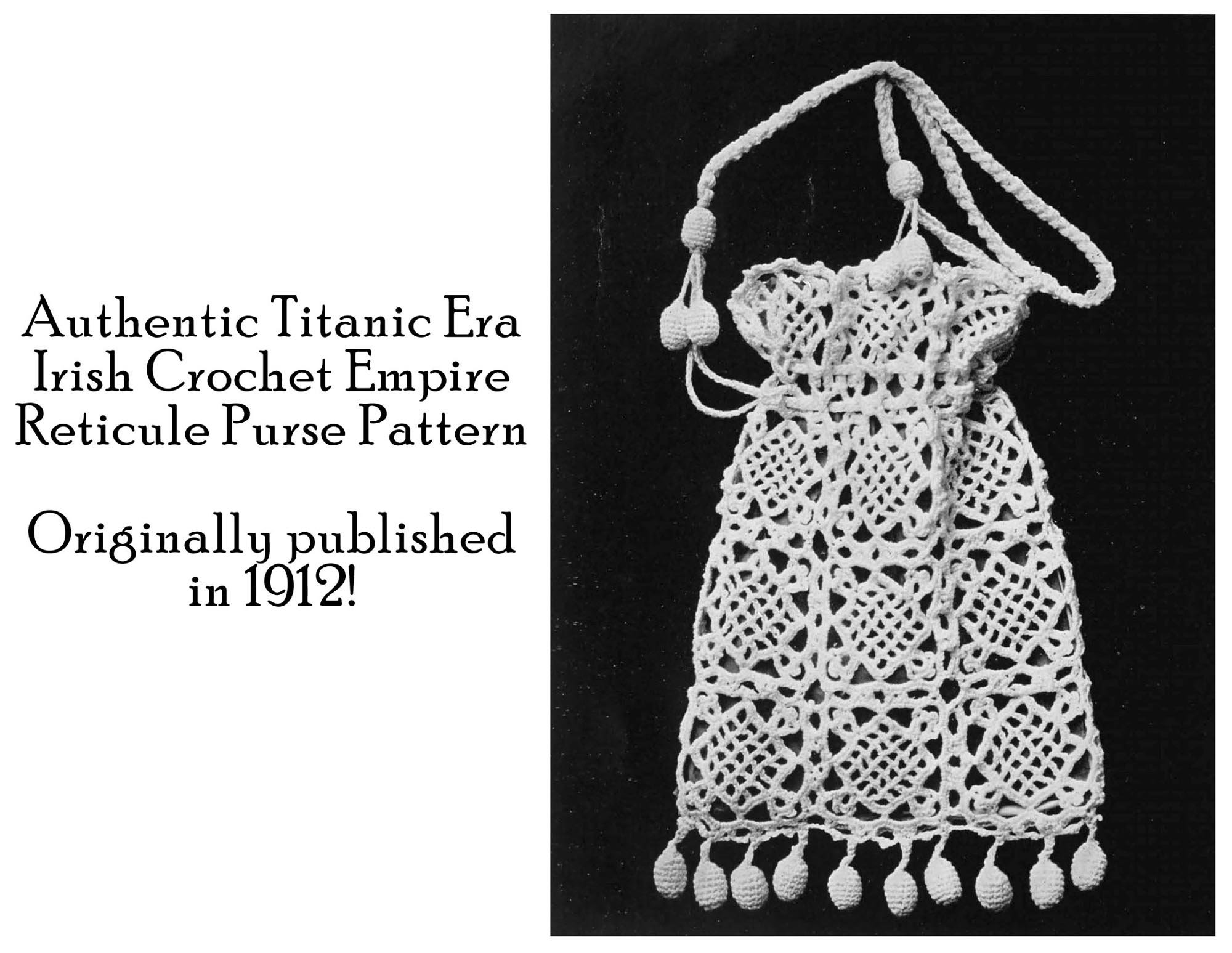 Irish Crochet Purse Pattern