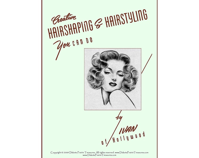 1950's E-book Hair Cutting the Basis of Artistic & Practical Hair ...