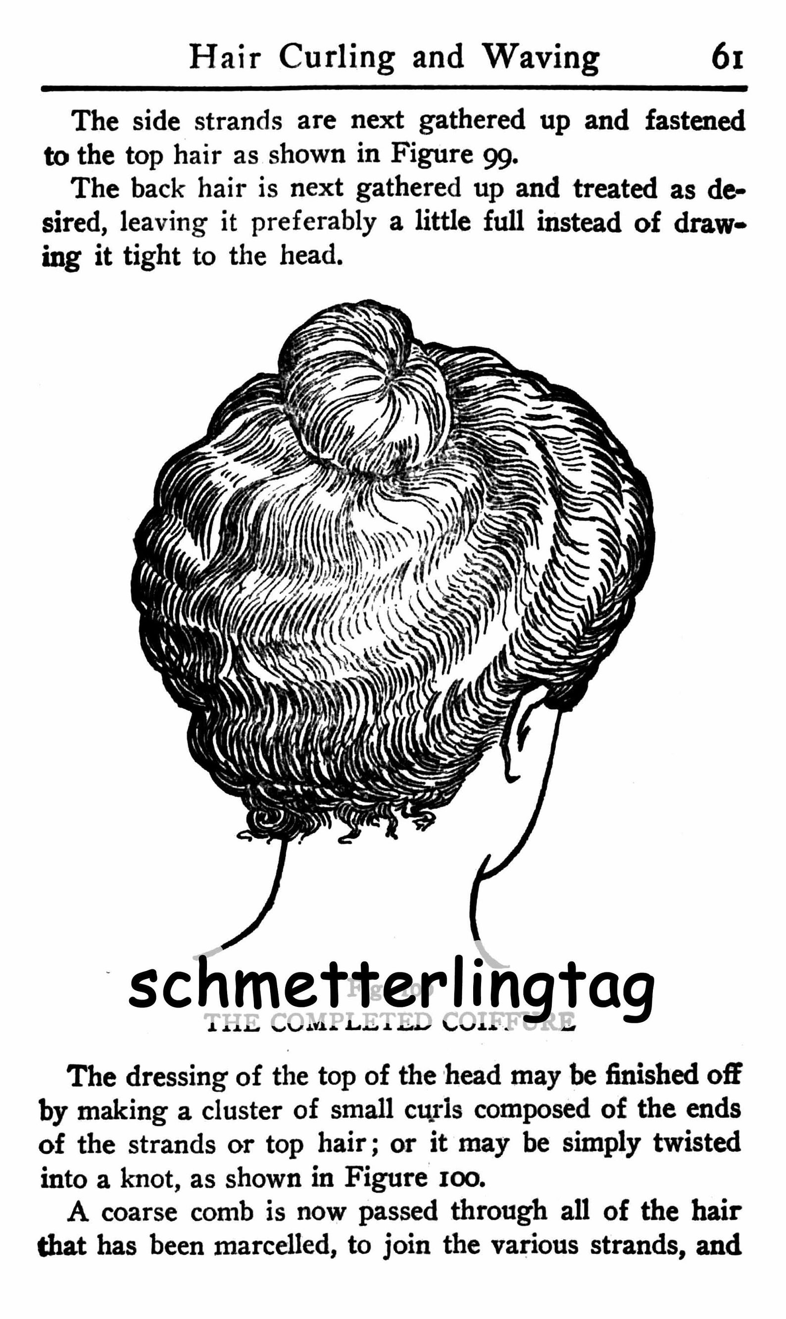 DOWNTON ABBEY Titanic Era Hair Style Book 1915 Marcel Finger Waves Wave ...