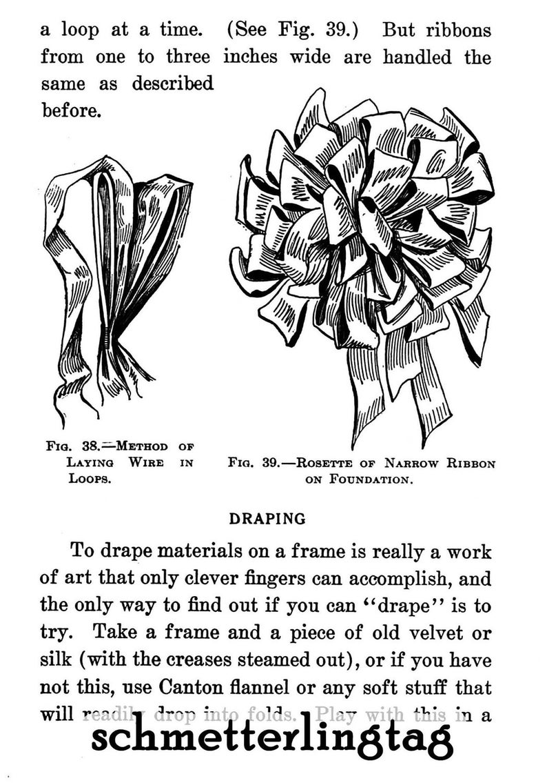 1907 Millinery Book Hat Making Make Edwardian Hats How to DIY Milliner ...
