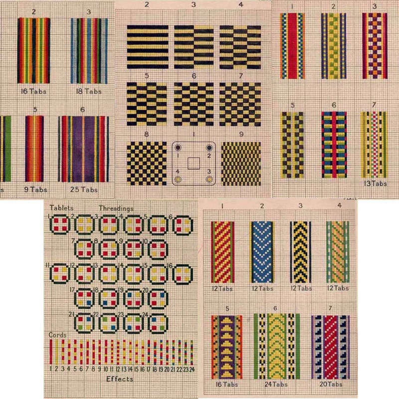 Tablet Weaving Cards - Etsy