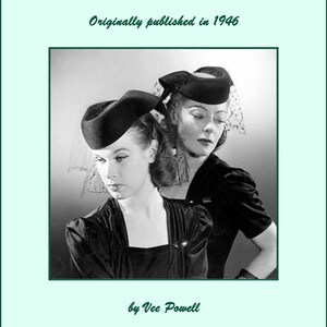 1946 Millinery Book Make Hats Make Gloves Bags Patterns Retro Milliner ...