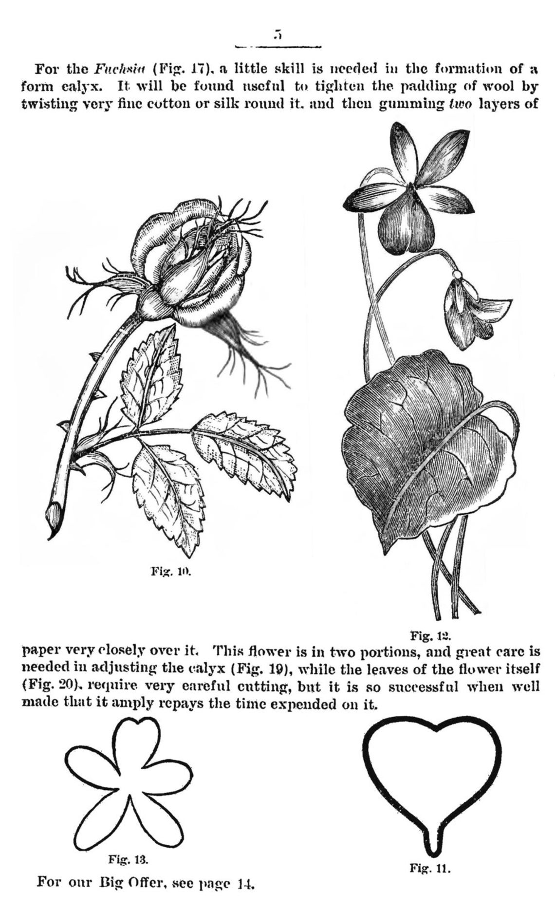 Victorian Paper Flower Making Book Floral Ornaments Flowers - Etsy