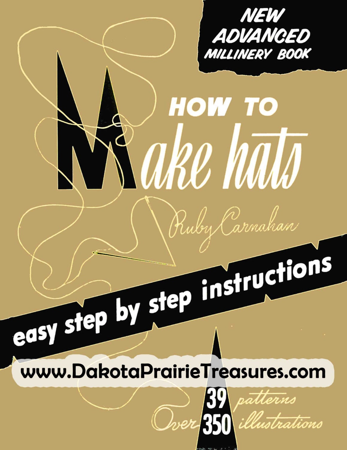 1961 Vintage MILLINERY Book How to Make Hats Carnahan DIY - Etsy