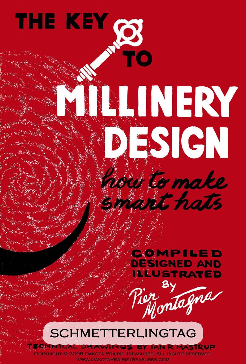 Millinery Book Hat Making DOWNLOAD Make Hippy Era Hats DIY 1962 ...