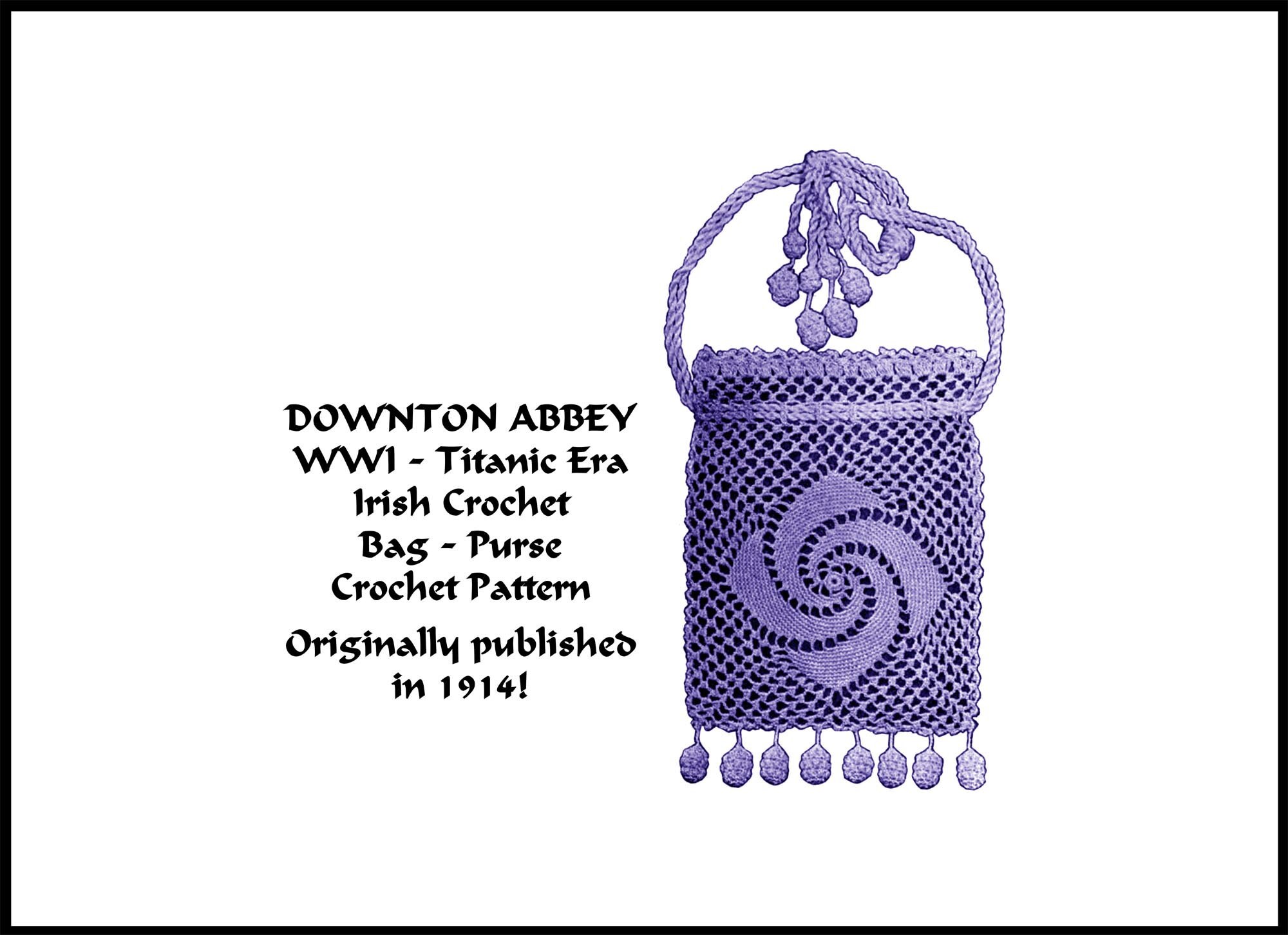 Irish Crochet Purse Pattern