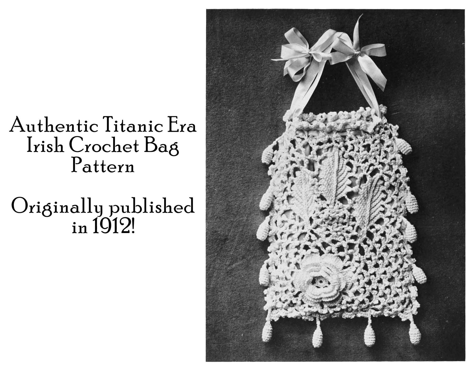 Irish Crochet Purse Pattern