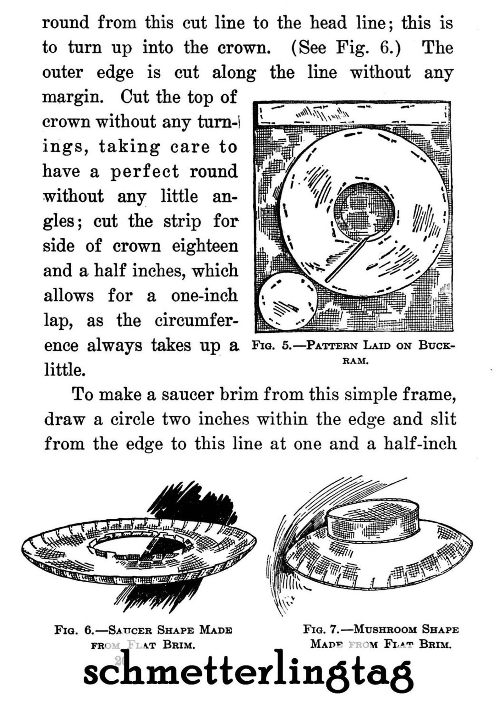 1907 Millinery Book Hat Making Make Edwardian Hats DIY - Etsy