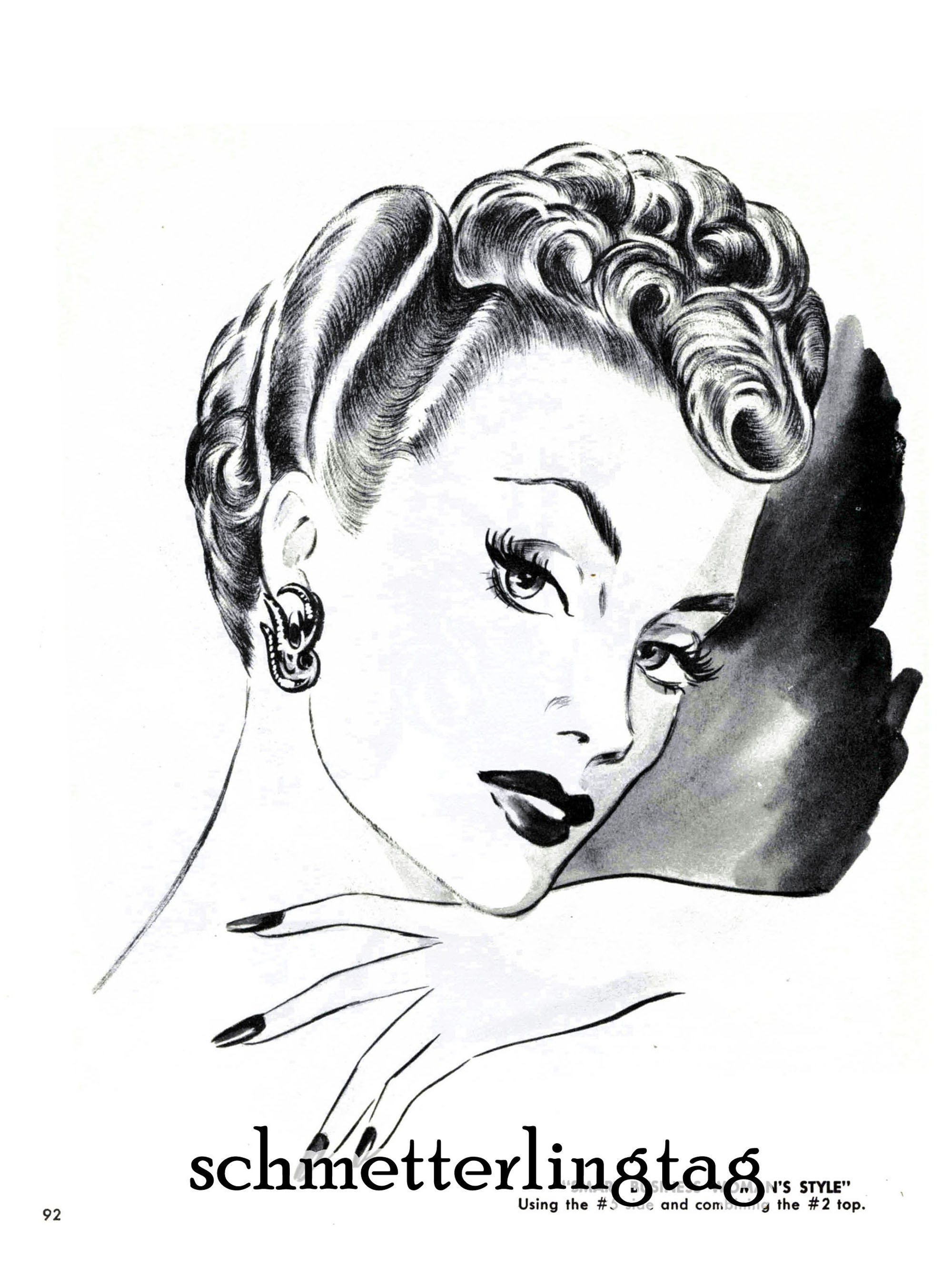 Mystery of Hairstyling DOWNLOADABLE PDF File 50s 1955 Hairstyles Book ...
